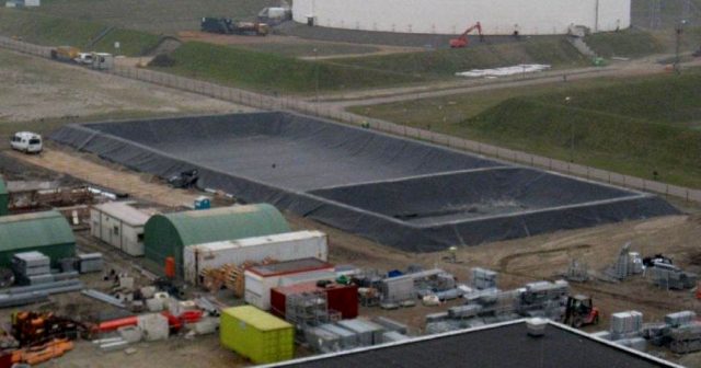 Temporary storage of waste water in an effluent pit - Vecom Group (UK)
